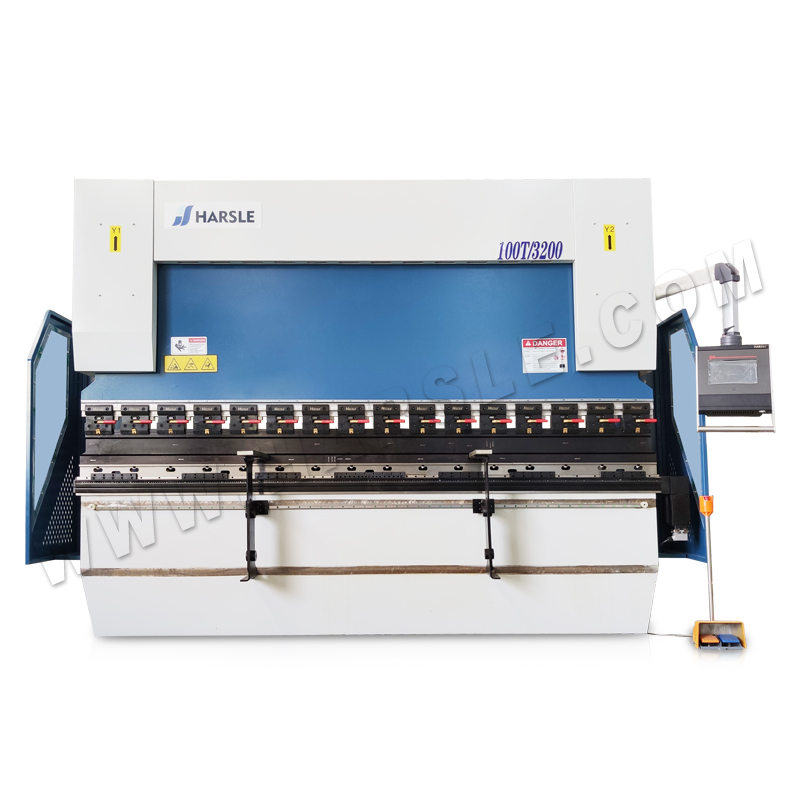 Presse plieuse CNC WE67K-100T / 3200 avec système ESA S630 du fabricant chinois - HARSLE